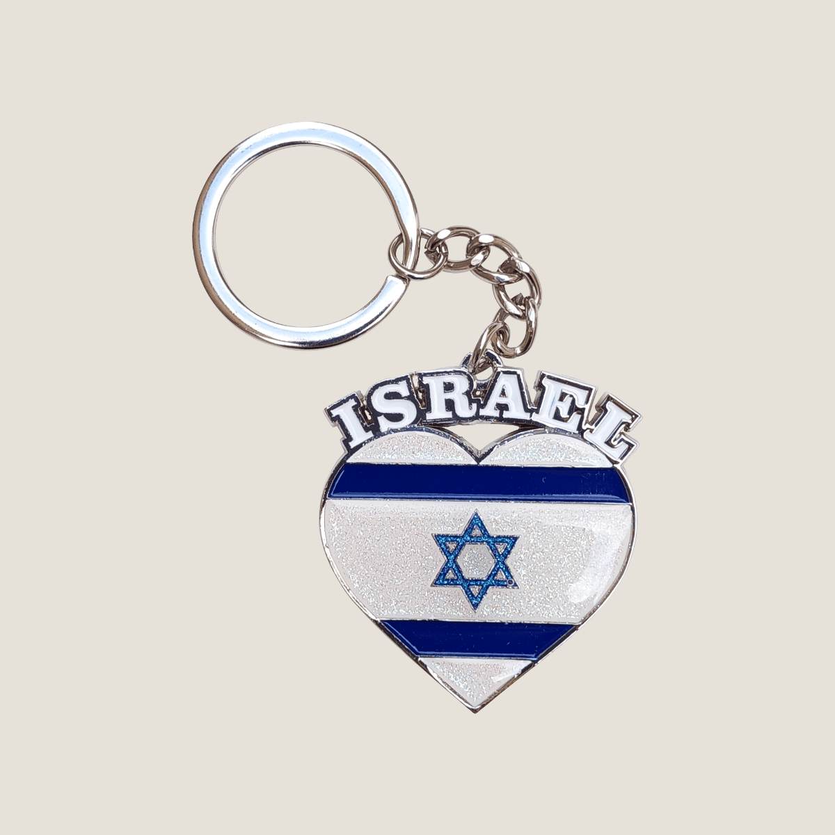 'Friends Of Zion' Keychain | Israel Heart – fozmuseum