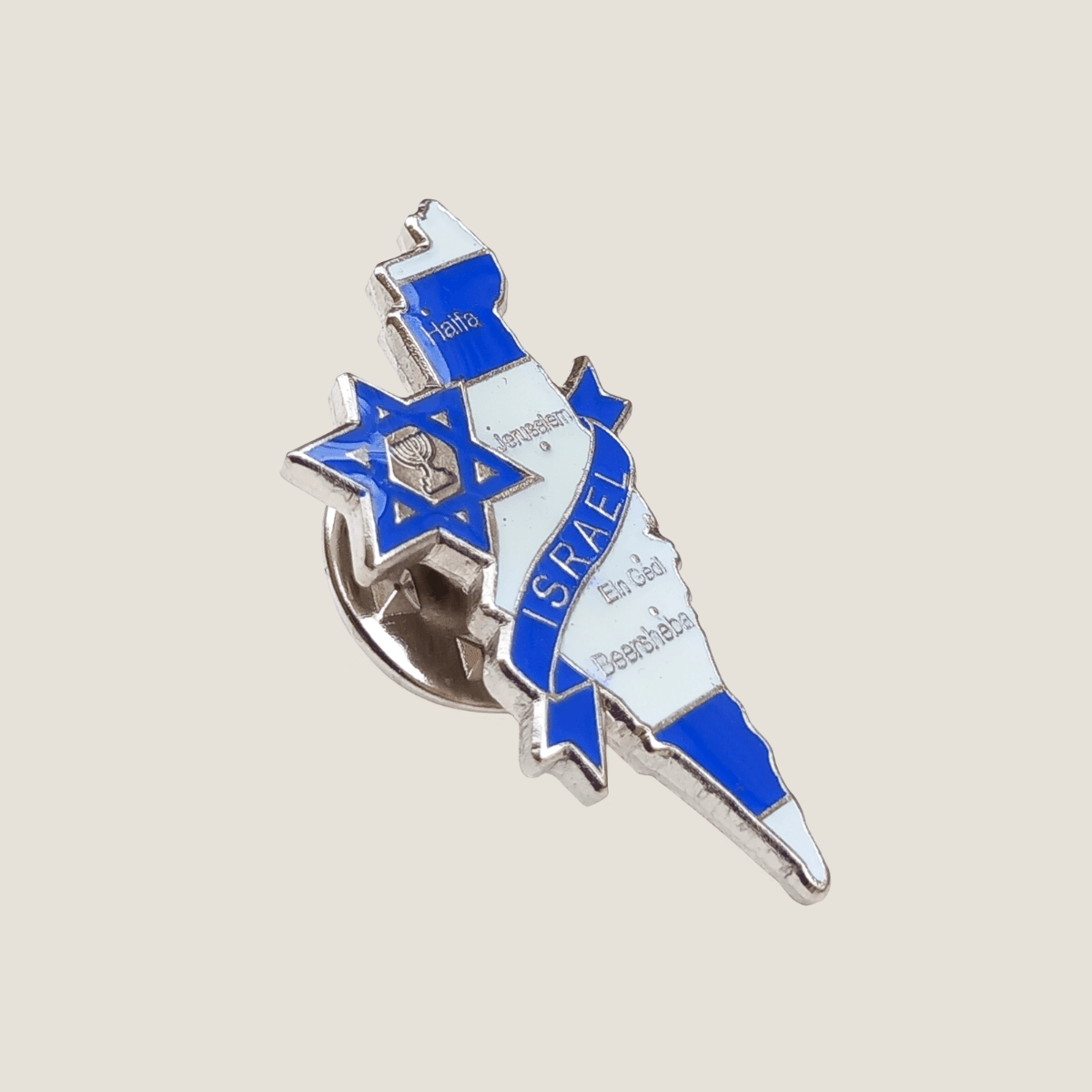 'Friends of Zion' Connection Pin | Israel Map – fozmuseum