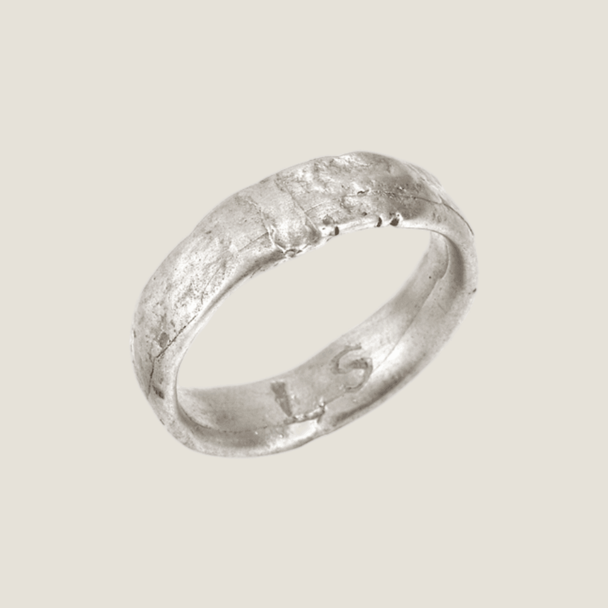 Handmade LS Sterling Silver Ring | By Liza Shtromberg – fozmuseum